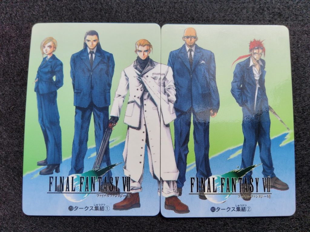Final Fantasy VII Carddass 79 & 80 Turks – Retro Japan