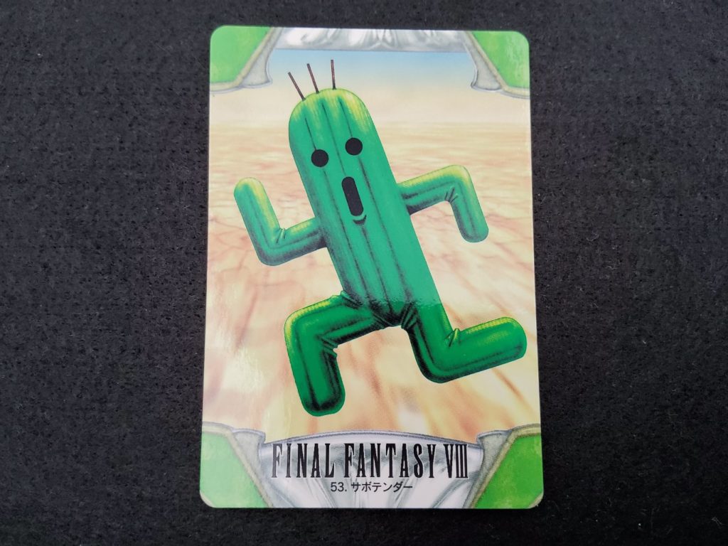 Final Fantasy VIII Bandai Carddass 053 – Cactuar – Retro Japan