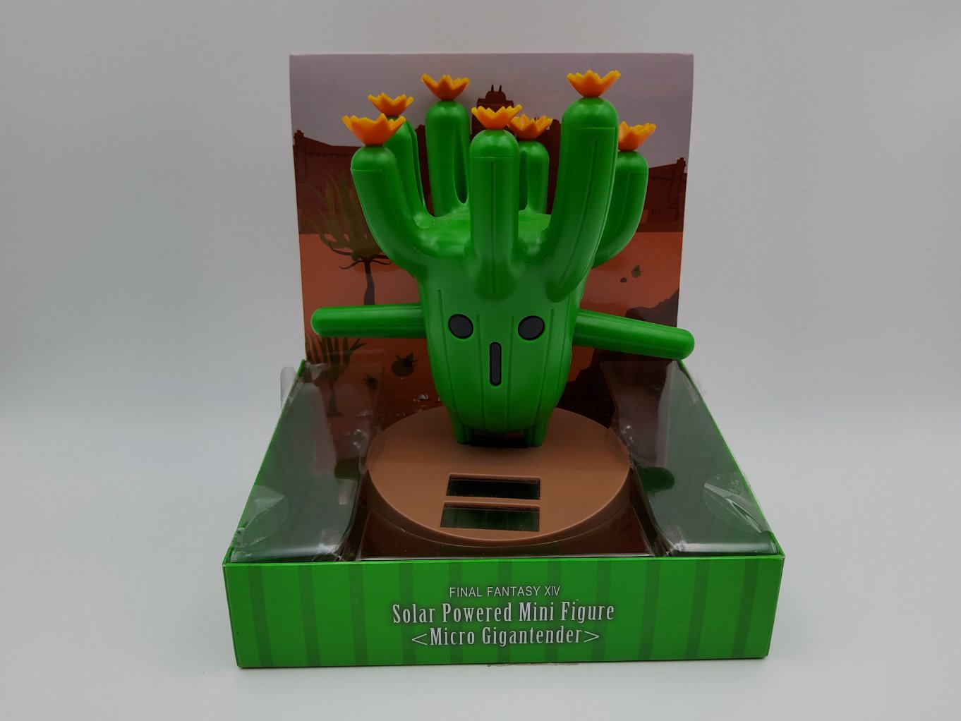 Final Fantasy XIV Solar Powered Mini Figure Cactuar – Retro Japan