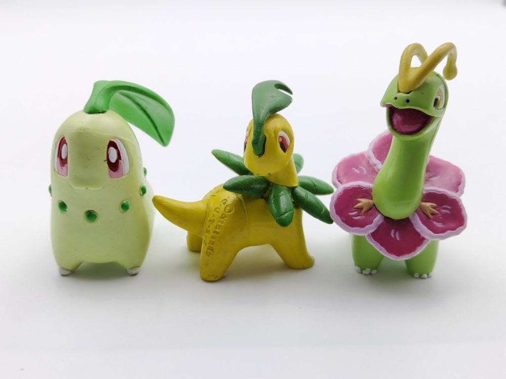 Lot Pokemon Tomy CGTSJ – Germignon & Macronium & Meganium – Retro Japan