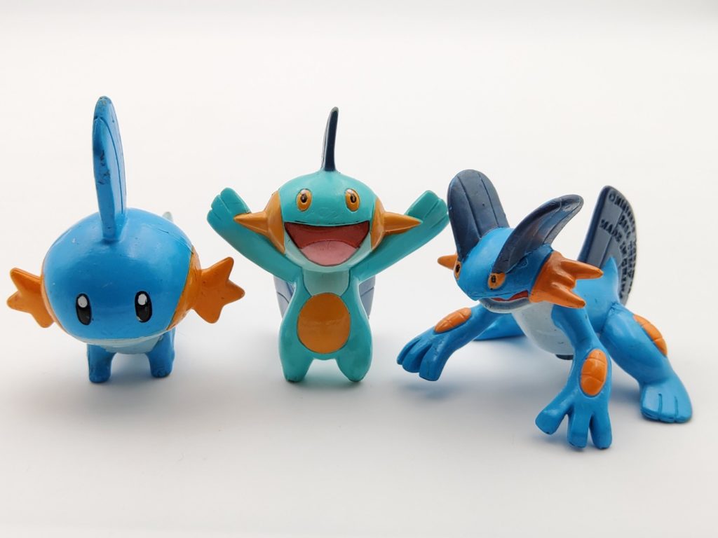 Lot Pokemon Tomy – Gobou & Flobio & Laggron – Retro Japan