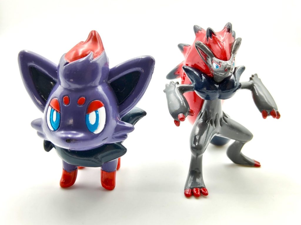 Lot Pokemon Tomy – Zorua & Zoroark – Retro Japan