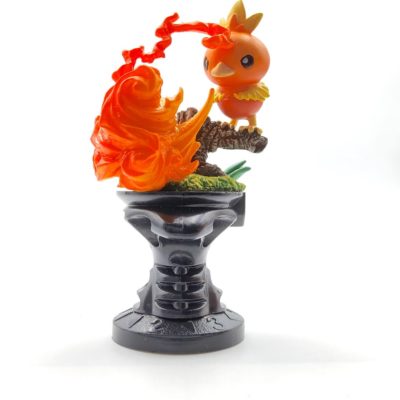 Pokemon Battle Figure – Poussifeu / Torchic – Retro Japan
