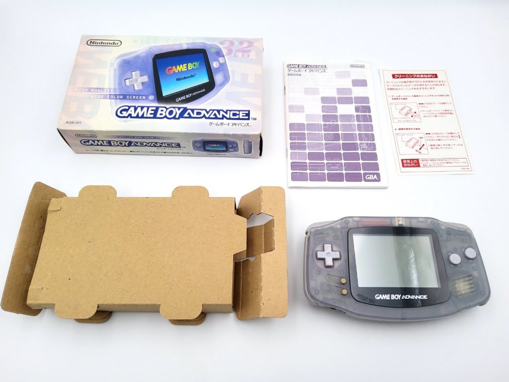 Game Boy Advance Bleu Glacier en Boite – Retro Japan