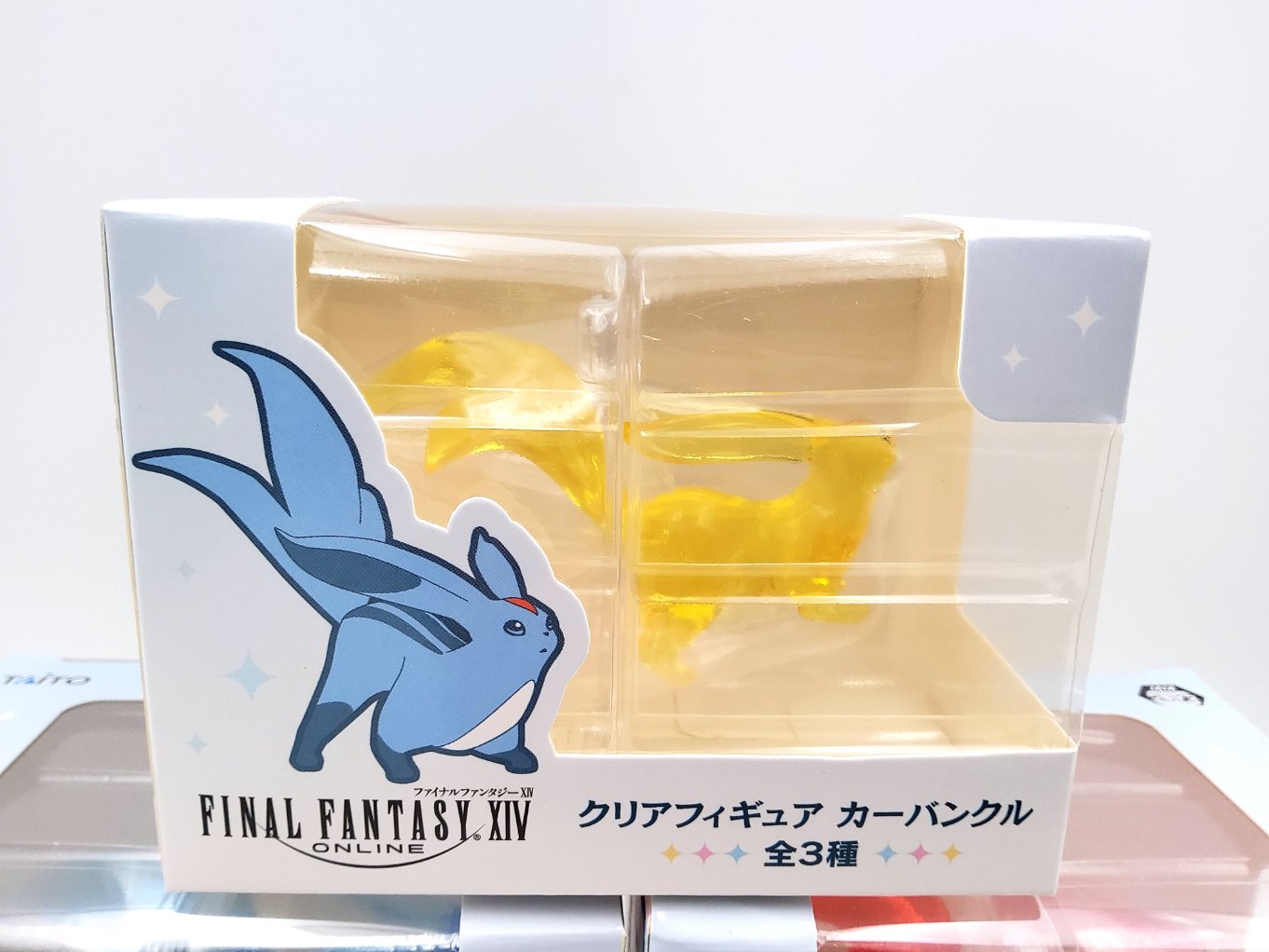 Final Fantasy XIV Clear Figure Carbuncle – Yellow – Retro Japan