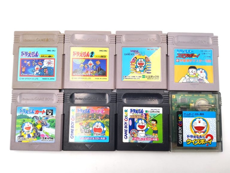 Lot 8 Jeux Doraemon Game Boy – Retro Japan