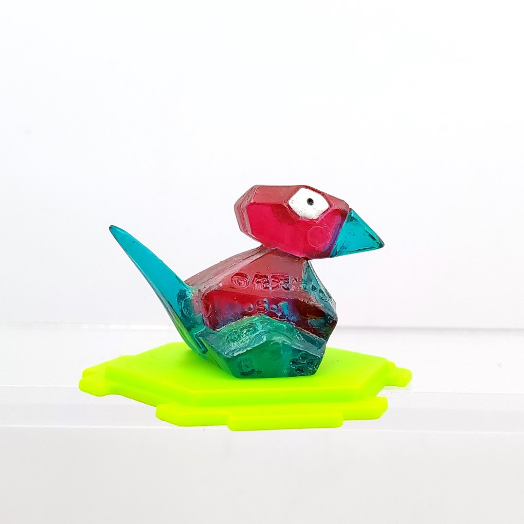 Figurine Pokemon Full Color Collection Part 9 – Porygon Clear – Retro Japan
