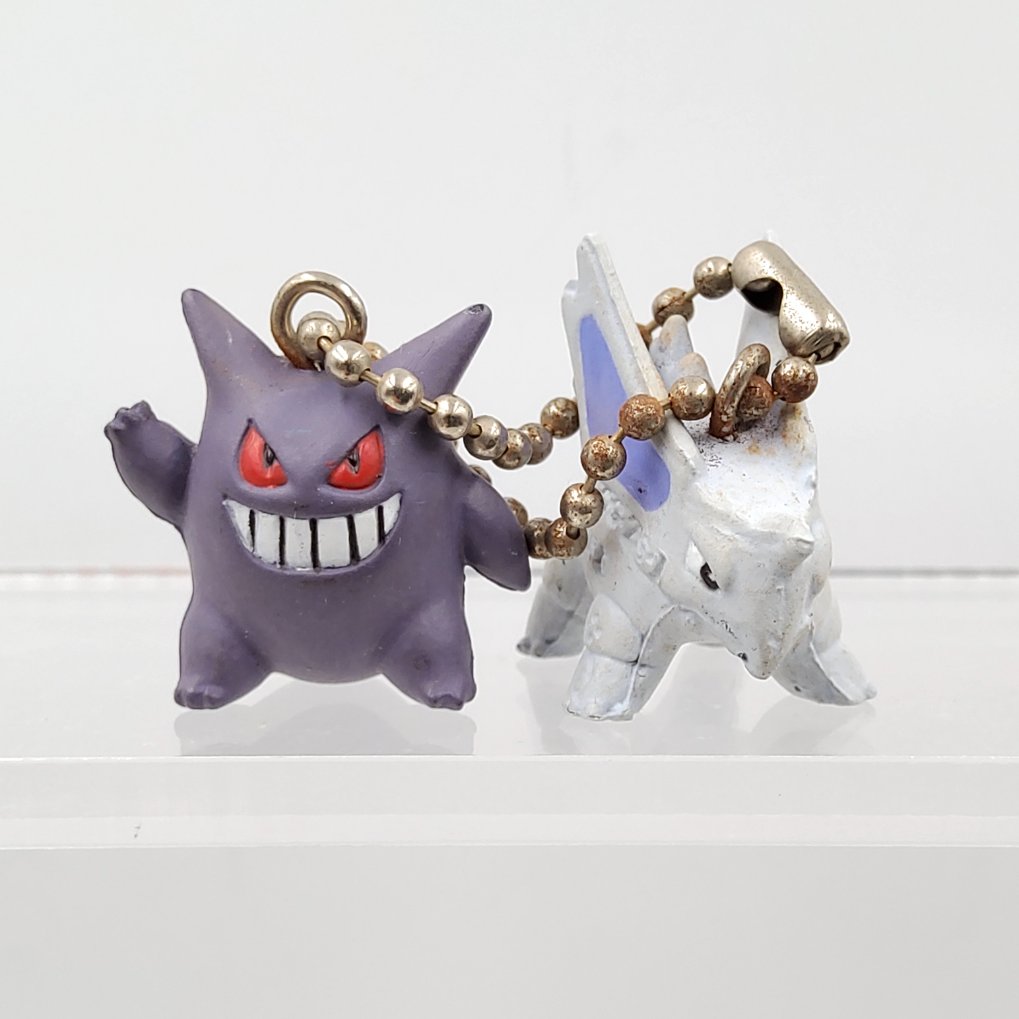 Key Chain Pokemon Swing 2 – Nidorino & Ectoplasma / Gengar – Retro Japan