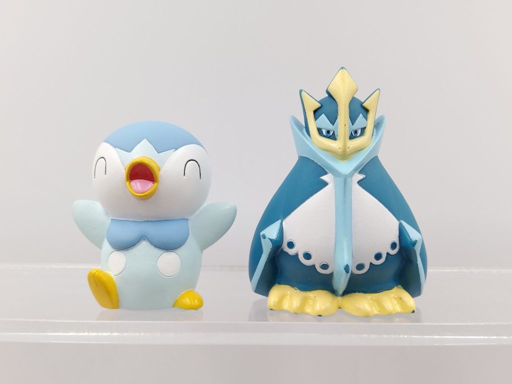Pokemon Kids Figures – Tiplouf & Pingoléon / Piplup & Empoleon Shiny ...