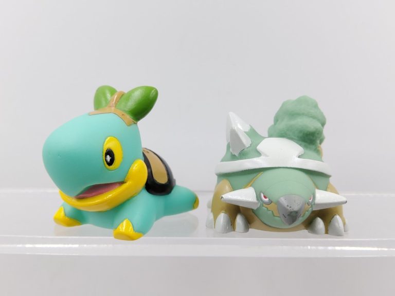 Pokemon Kids Figures – Tortipouss ( Turtwig ) & Torterra Shiny – Retro ...