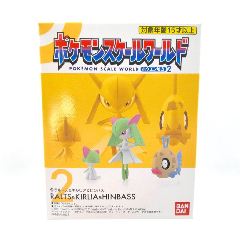 Pokemon Scale World Hoenn Region 2 – Raltz & Kirlia & Feebas – Retro Japan