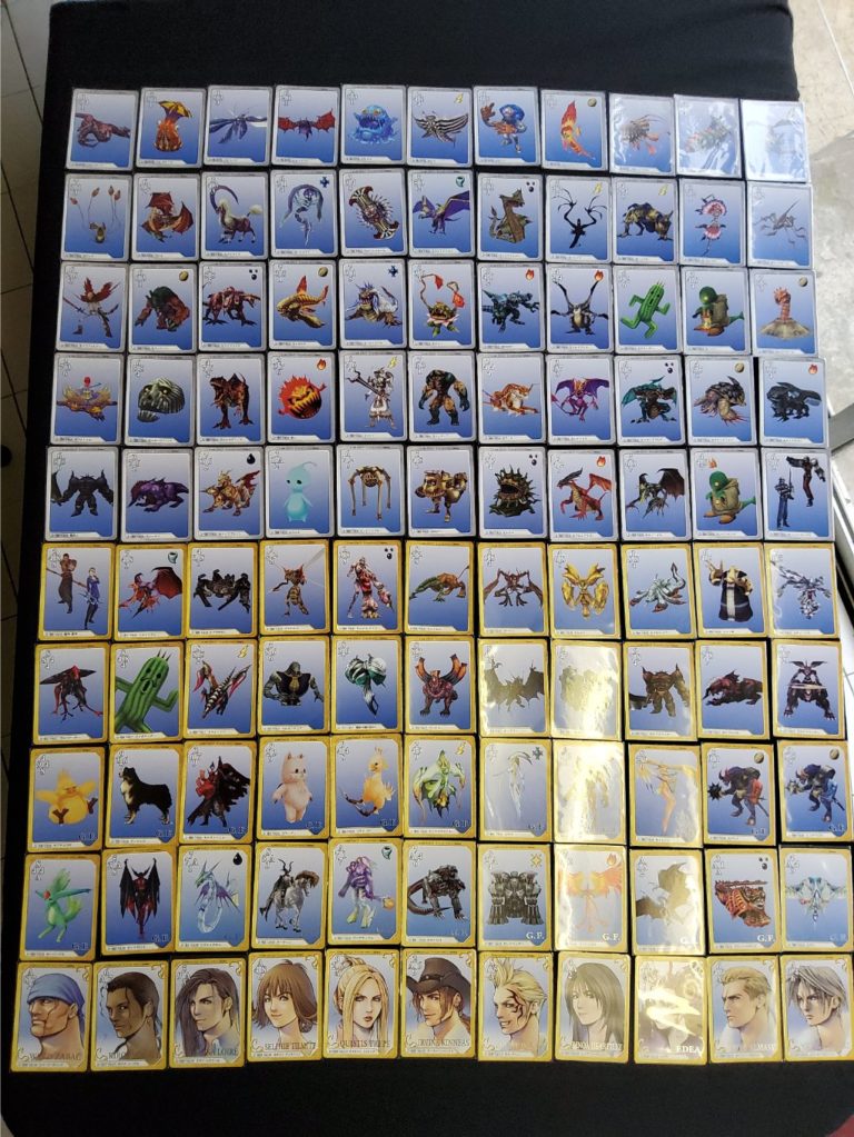 Final Fantasy VIII Triple Triad Card – Complet 110/110 Cartes – Retro Japan