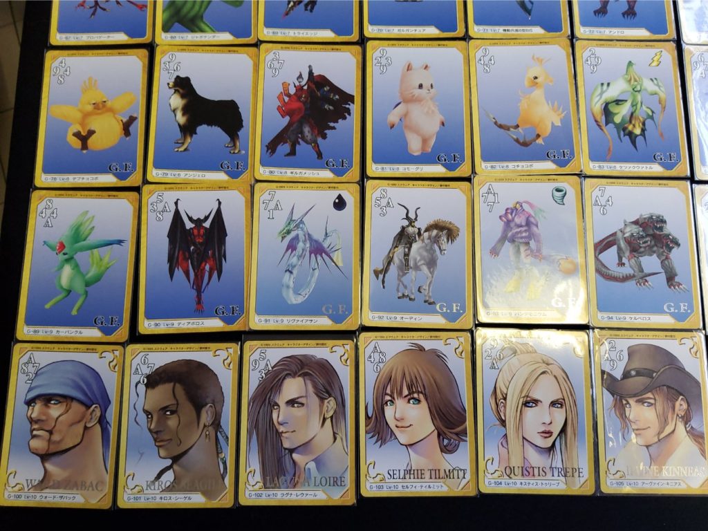 Final Fantasy VIII Triple Triad Card – Complet 110/110 Cartes – Retro Japan