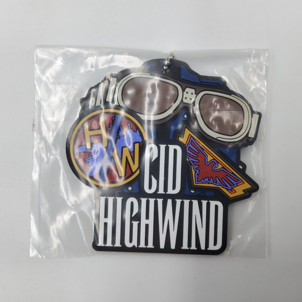 Porte-clé Final Fantasy Rebirth Rubber Keychain – Cid Highwind – Retro ...