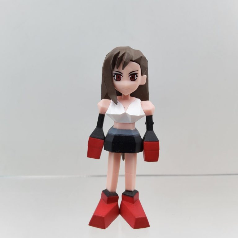 Final Fantasy VII Rebirth Mini Figure – Tifa Lockhart – Retro Japan