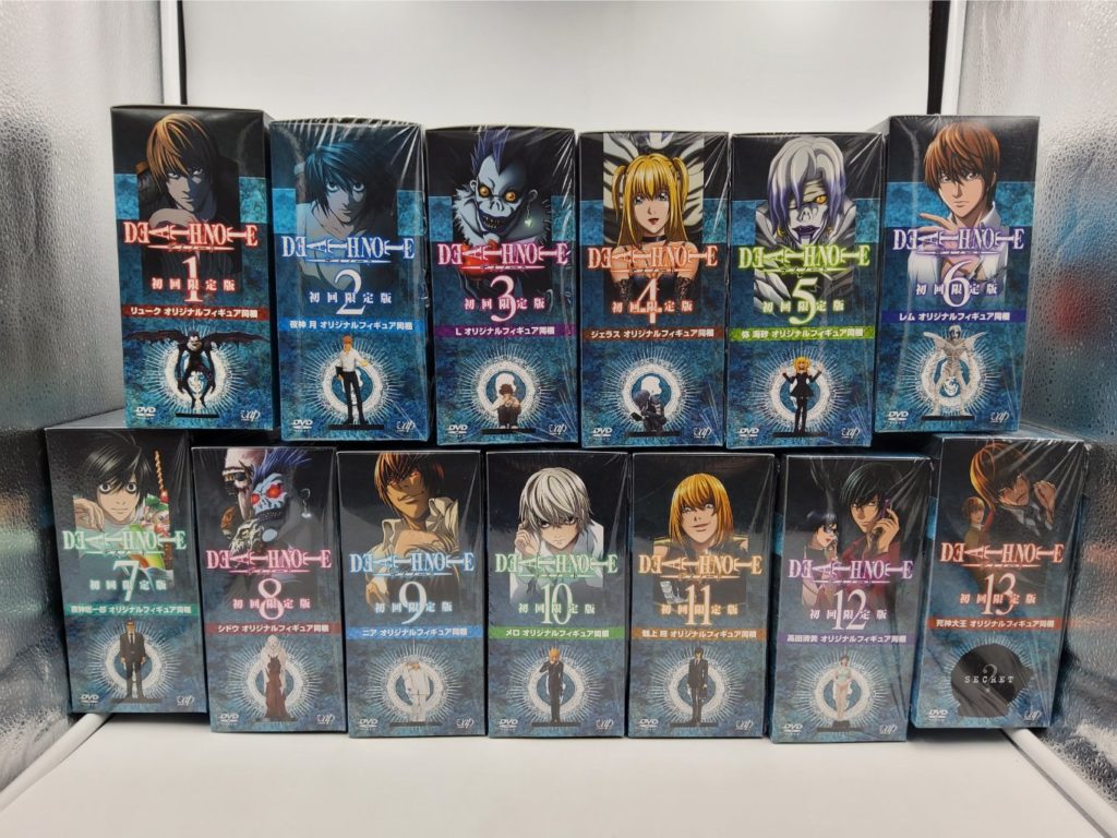 Death Note DVD First Press Limited Edition Original Figure – Complete ...