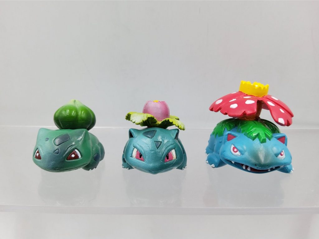 Pokemon Tomy CGTSJ – Bulbizarre & Herbizarre & Florizarre / Bulbasaur ...