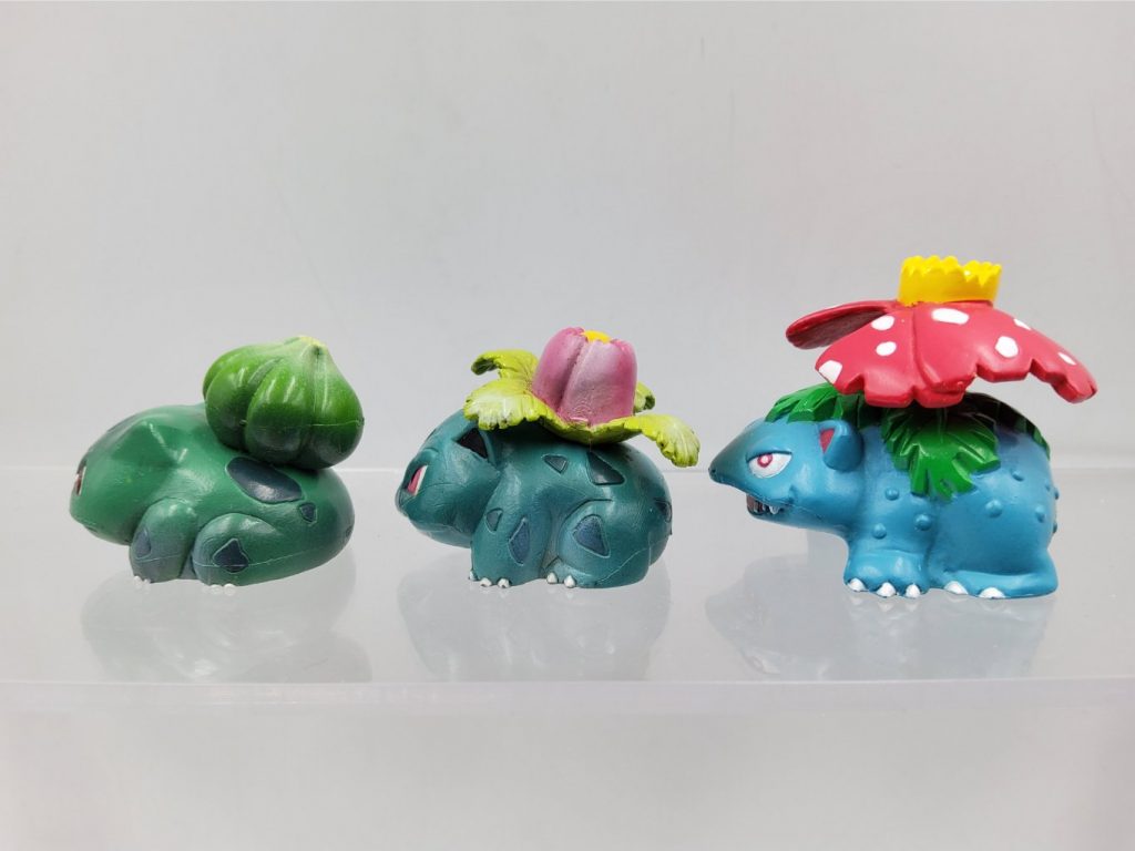 Pokemon Tomy CGTSJ – Bulbizarre & Herbizarre & Florizarre / Bulbasaur ...